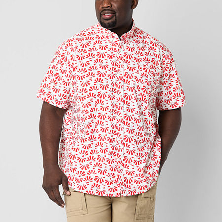 Click here for St. Johns Bay Mens Printed Chambray Short Sleeve C... prices