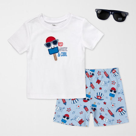 Click here for Baby Essentials Baby Boys 2-pc. Short Set  24 Mont... prices