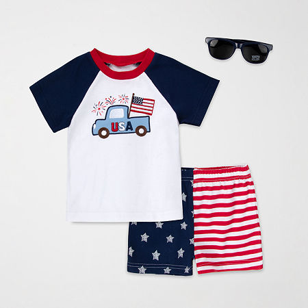 Click here for Baby Essentials Baby Boys 3-pc. Short Set  18 Mont... prices
