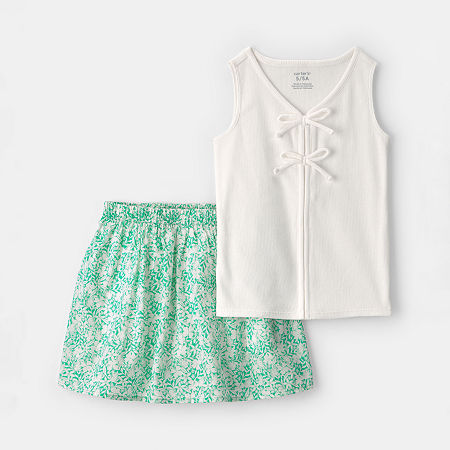 Click here for Carters Little & Big Kid Girls 2-pc. Skort Set  6-... prices