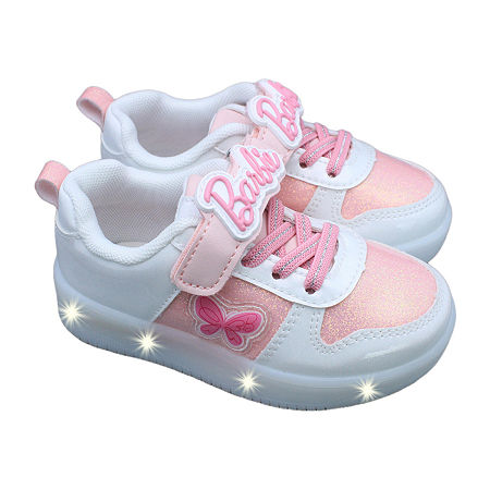 Click here for Barbie Toddler Light-Up Sneakers - Light pink butt... prices