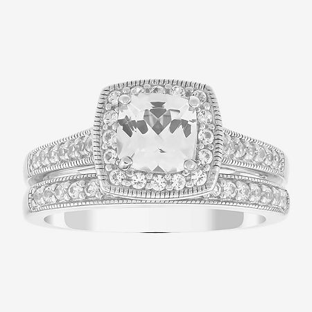 Click here for Limited Quantities! Womens Lab Created White Sapph... prices