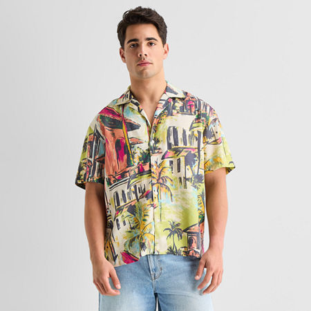 Click here for Arizona Mens Short Sleeve Regular Fit Button-Down... prices