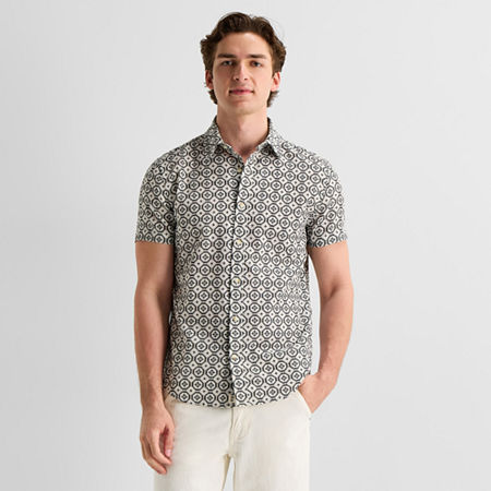 Click here for mutual weave Mens Short Sleeve Classic Fit Button-... prices