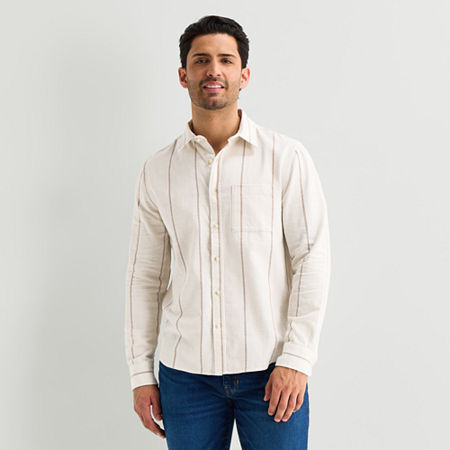 Click here for mutual weave Mens Long Sleeve Classic Fit Button-D... prices