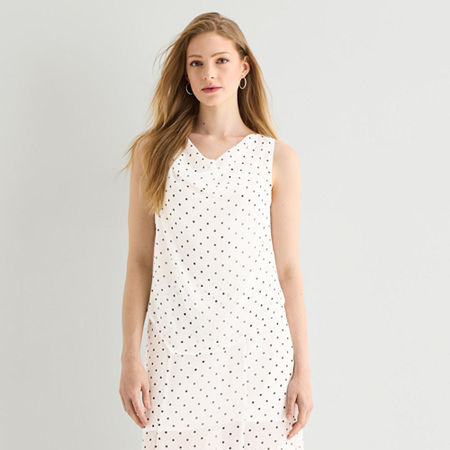 Click here for a.n.a Sheer Womens Draped Neck Sleeveless Tank Top... prices