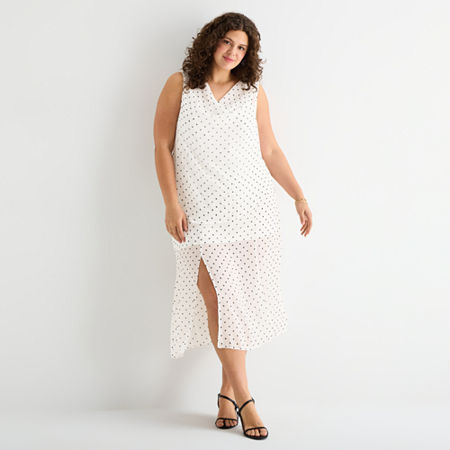 Click here for a.n.a Womens Plus Midi Pencil Skirt  1x  Brown prices