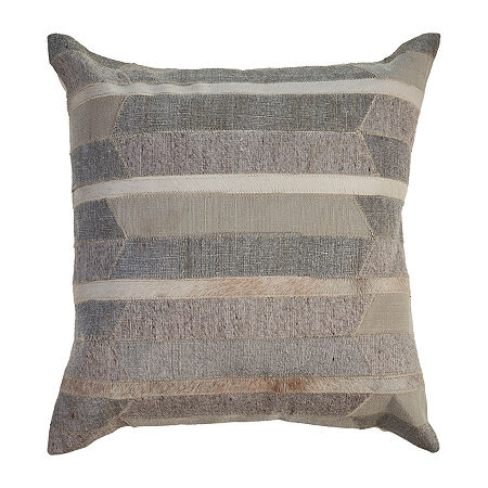 Click here for LR Home Leah Square Throw Pillow  One Size  Gray prices