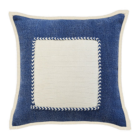 Click here for LR Home Ainara Square Throw Pillow  One Size  Blue prices