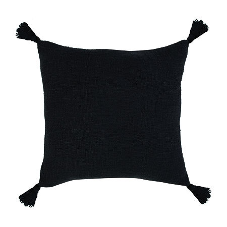 Click here for LR Home Maria Square Throw Pillow  One Size  Black prices