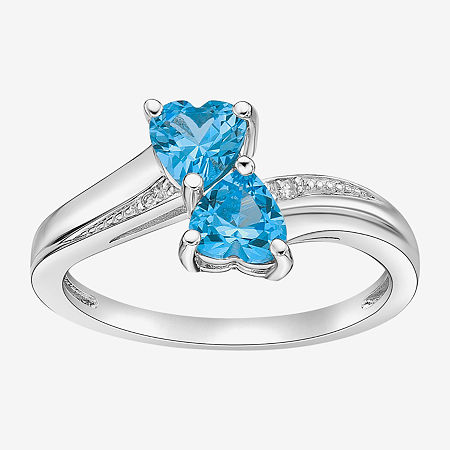 Click here for Womens Diamond Accent Genuine Blue Topaz Sterling... prices