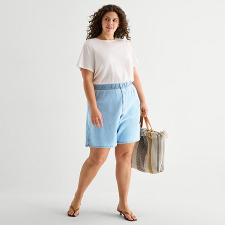 Click here for a.n.a Womens Mid Rise Plus Adjustable Waist Pull-O... prices