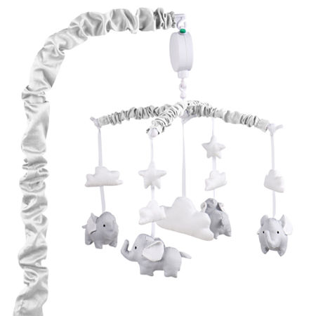 Click here for The Peanutshell Baby Mobile  One Size  Gray prices