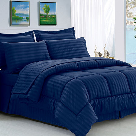 Click here for Elegant Comfort 8-Piece Complete Bedding Set Dobby... prices
