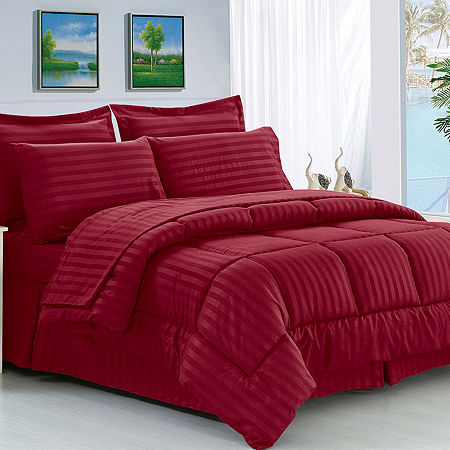 Click here for Elegant Comfort 8-Piece Complete Bedding Set Dobby... prices