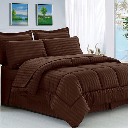 Click here for Elegant Comfort 8-Piece Complete Bedding Set Dobby... prices
