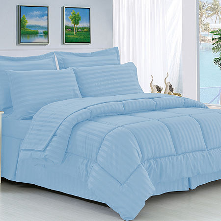 Click here for Elegant Comfort 8-Piece Complete Bedding Set Dobby... prices