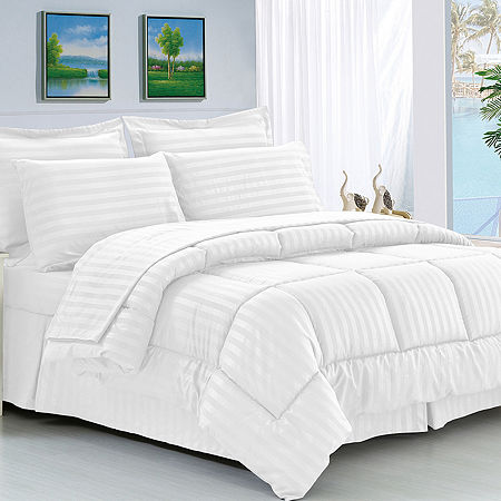Click here for Elegant Comfort 8-Piece Complete Bedding Set Dobby... prices