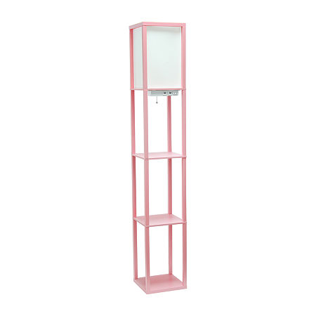 Click here for Simple Designs Floor Lamp Organizer Storage Shelf... prices
