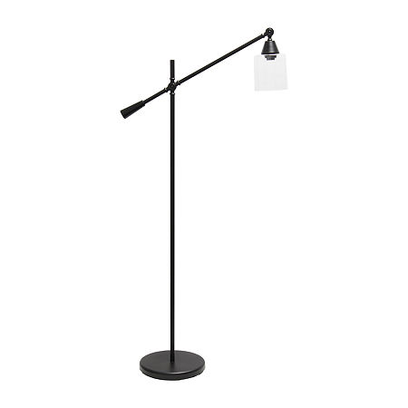 Click here for Lalia Home Swing Arm Floor Lamp with Clear Glass C... prices