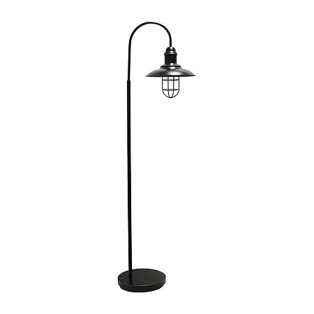 Click here for Modern Farmhouse 1 Light Floor Lamp  One Size  Bla... prices
