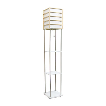 Click here for Lalia Home 1 Light Metal Etagere Floor Lamp w/ She... prices