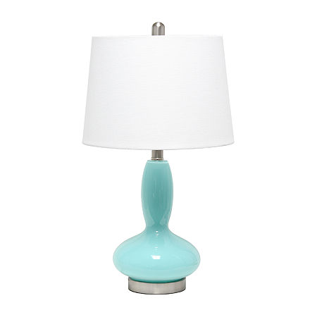 Lalia Home Glass Dollop Table Lamp - Seafoam