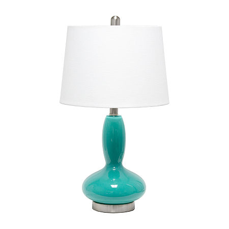 Click here for Lalia Home Classix Glass Dollop Table Lamp w/White... prices