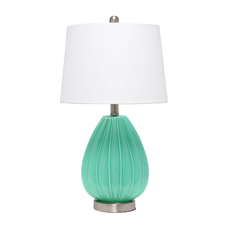 Click here for Lalia Home Pleated Table Lamp w/White Fabric Shade prices
