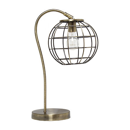 Click here for All the Rages Antique Brass Arched Cage Metal Tabl... prices