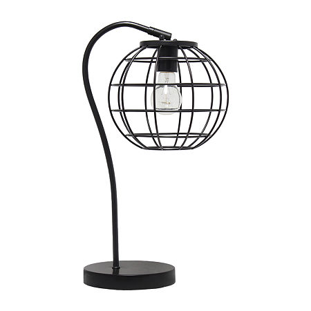 Click here for Lalia Home Arched Metal Cage Table Lamp - Black prices