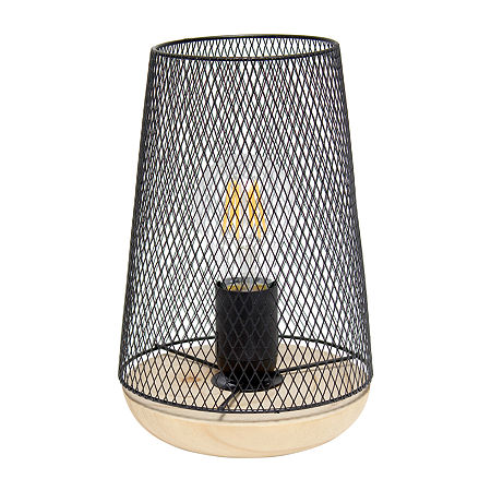 Click here for Simple Designs Wired Uplight Table Lamp w/Mesh Sha... prices