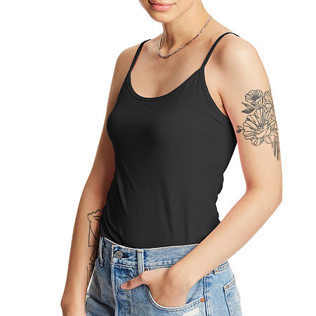 Click here for Hanes Womens Stretch Cotton Cami With Built-In She... prices