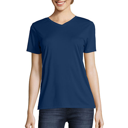 Click here for Hanes Womens Cool-DRI V Neck Short Sleeve Performa... prices
