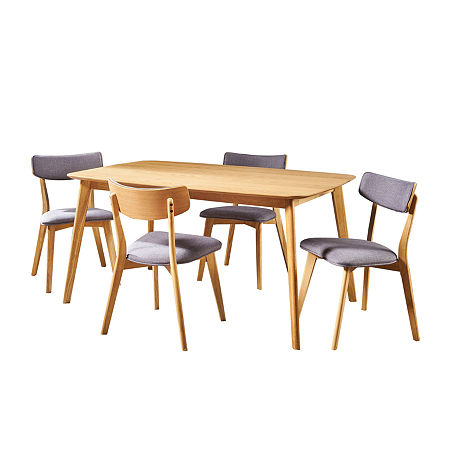 Click here for Alma 5-pc. Rectangular Dining Set  One Size  Gray prices