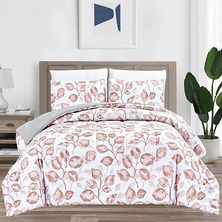 Click here for Greyson Home Painted Leaves 3-pc. Floral Comforter... prices
