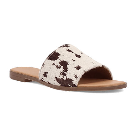 Click here for Dingo Womens Tabby Slide Sandals  6 Medium  White prices