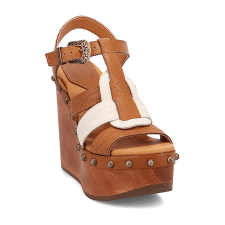 Click here for Dingo Womens Cosmo Wedge Sandals  11 Medium  Brown prices