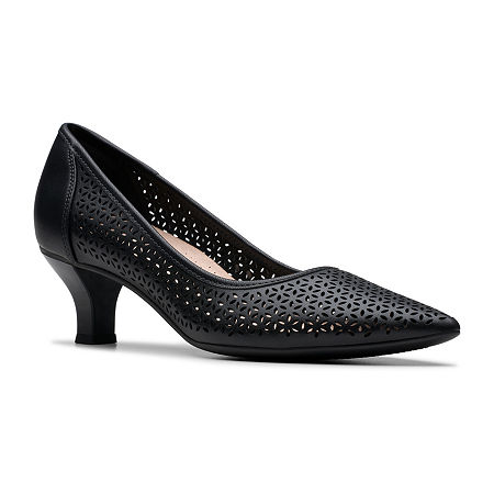 Click here for Clarks Kepley Sky Womens Pointed Closed Toe Kitten... prices