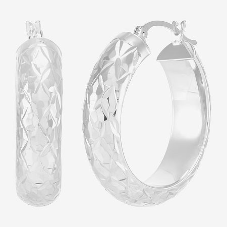 Click here for Womens 10K Gold 20mm Circle Round Hoop Earrings  O... prices