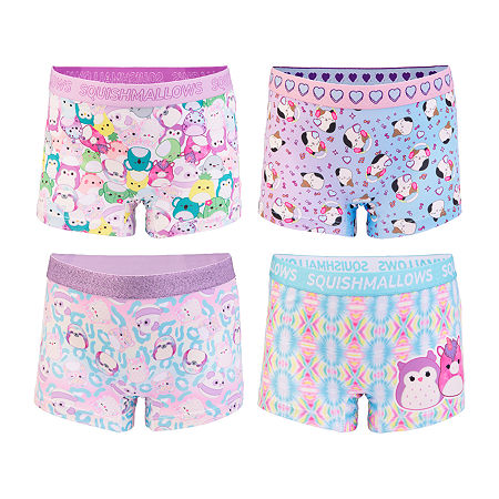 Click here for Little & Big Kid Girls 4 Pack Multi-Pack Boyshort... prices