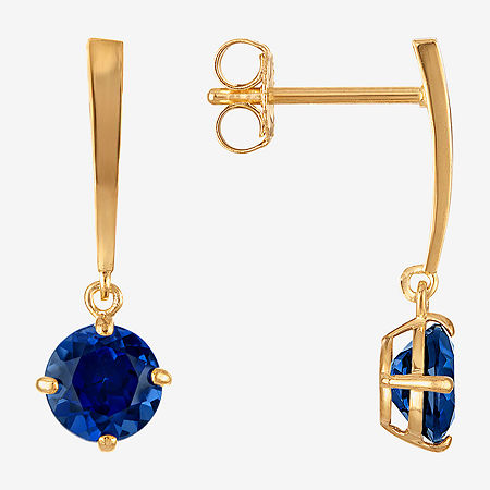 Click here for Lab Created Sapphire 14K Gold Over Silver Sterling... prices