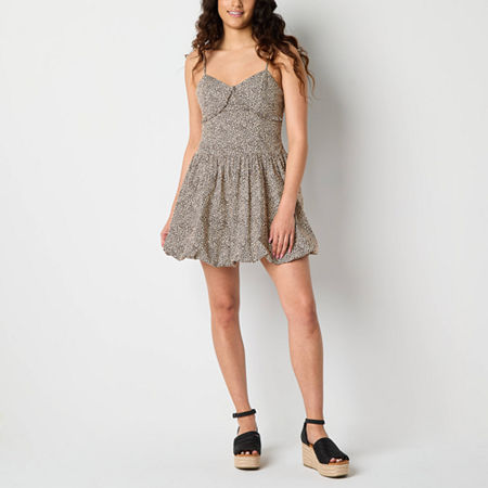 Click here for Arizona Bubble Hem Womens Sleeveless Cheetah Babyd... prices
