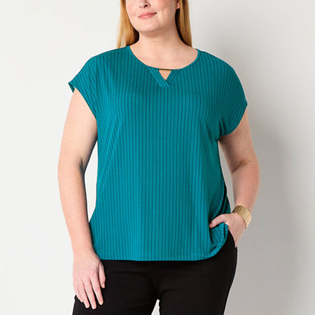 Click here for Liz Claiborne Womens Crew Neck Short Sleeve Plus B... prices