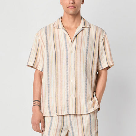 Click here for Arizona Mens Short Sleeve Button-Down Shirt  Xx-la... prices