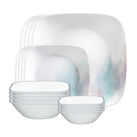 Click here for Corelle Aquarello 16-pc. Glass Dinnerware Set  One... prices