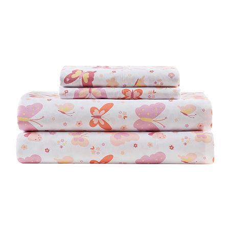 Click here for INK+IVY Kids Butterfly Sheet Set  One Size  White prices