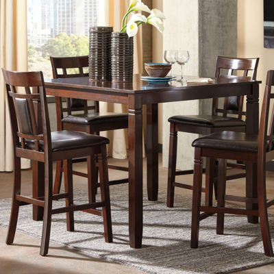 Signature Design by Ashley® Bennox 5-Piece Counter Height Dining Set ...