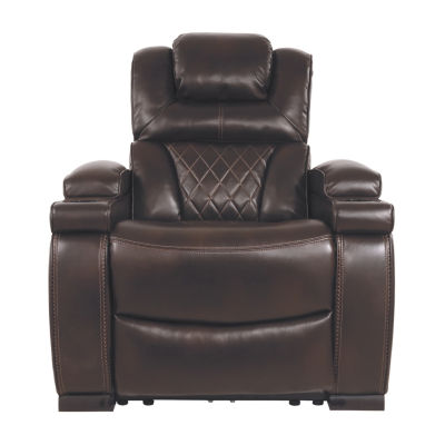 Signature Design by Ashley® Warnerton Power Recliner, Color: Chocolate ...