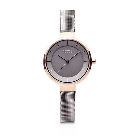 Click here for Bering Slim Solar Womens Two Tone Stainless Steel... prices